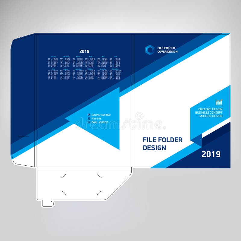 Folder Design, Cover for Catalogue, Brochures, Layout for Placement of ...