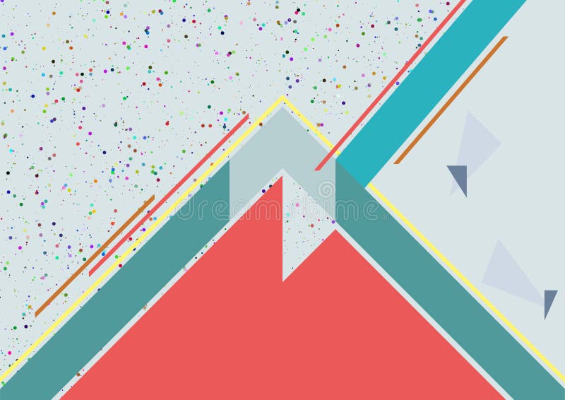 Folder Design Two Pages A4 Template Stock Vector - Illustration of ...