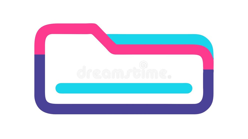 Folder Directory Icon, Document Storage Flat Vector, Vector Design Generative AI Stock Vector ...