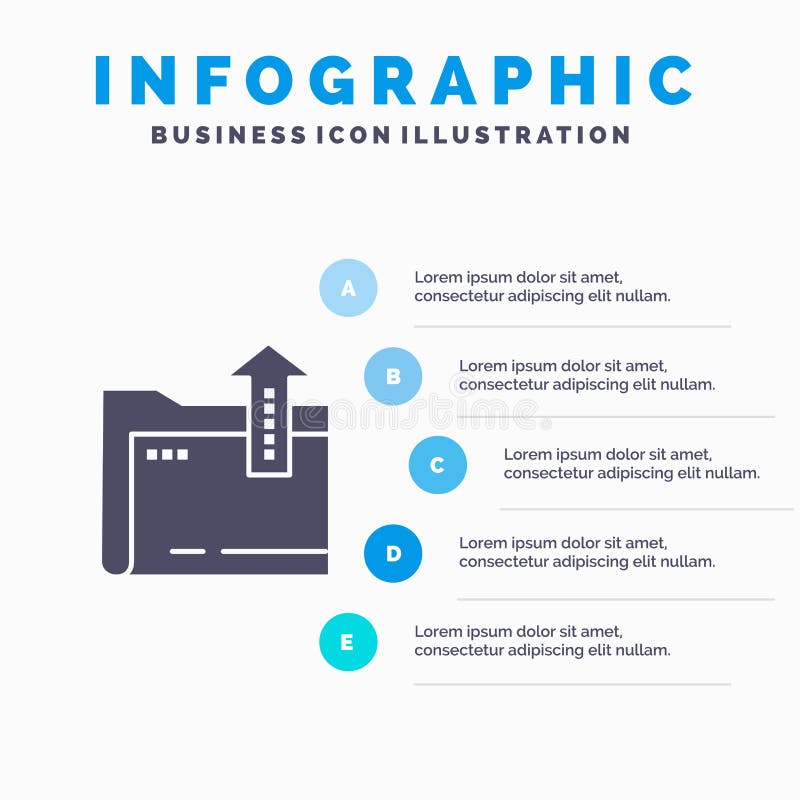 Folder, Document, File, Storage Infographics Presentation Template. 5 ...