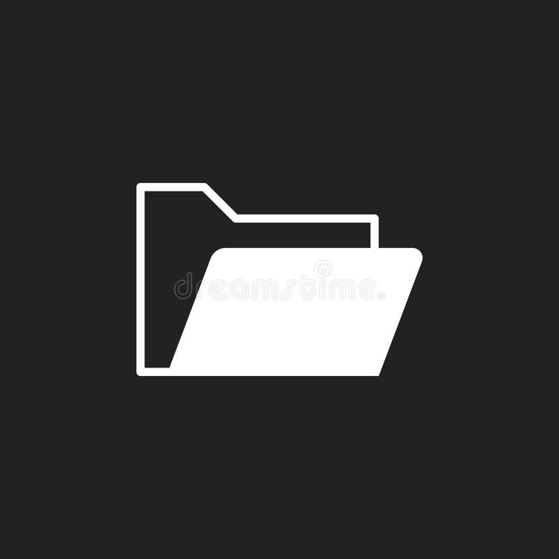 Folder Document Flat Vector Icon. Archive Data File Symbol Logo Stock ...