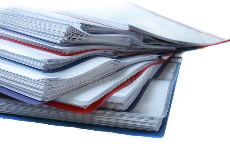 Stack of waste paper stock image. Image of heap, paper - 12189519