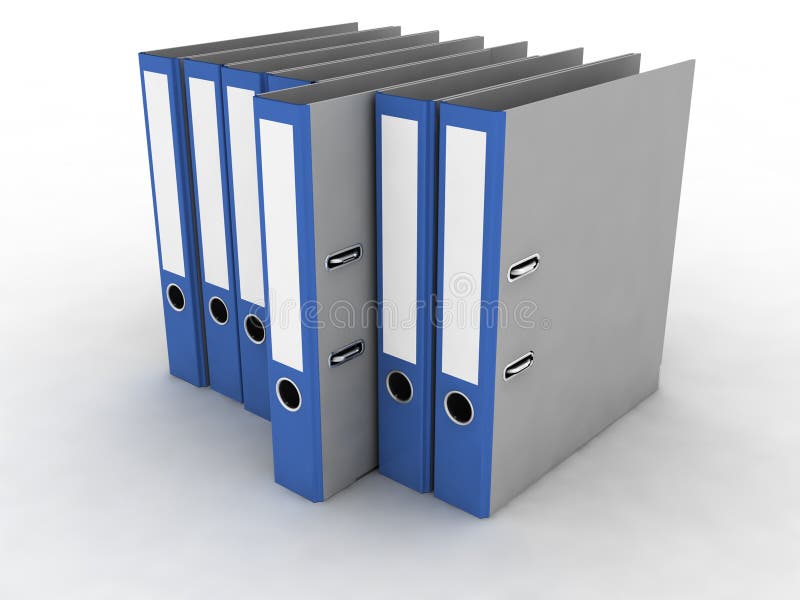 Documents Folder Files Paper Cartoon In Black And White Stock Vector ...