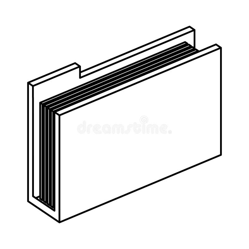 Folder Documents Files Storage Icon Stock Illustration - Illustration ...