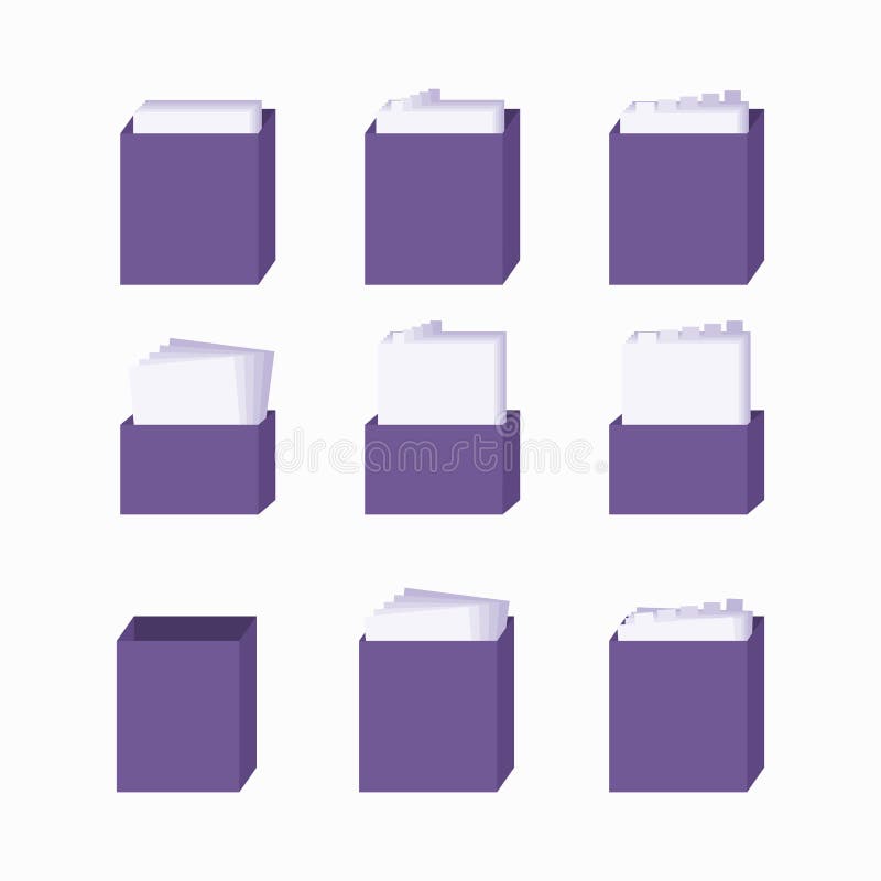 Folder for Documents. Office Paper Documents and File Folders Stock ...