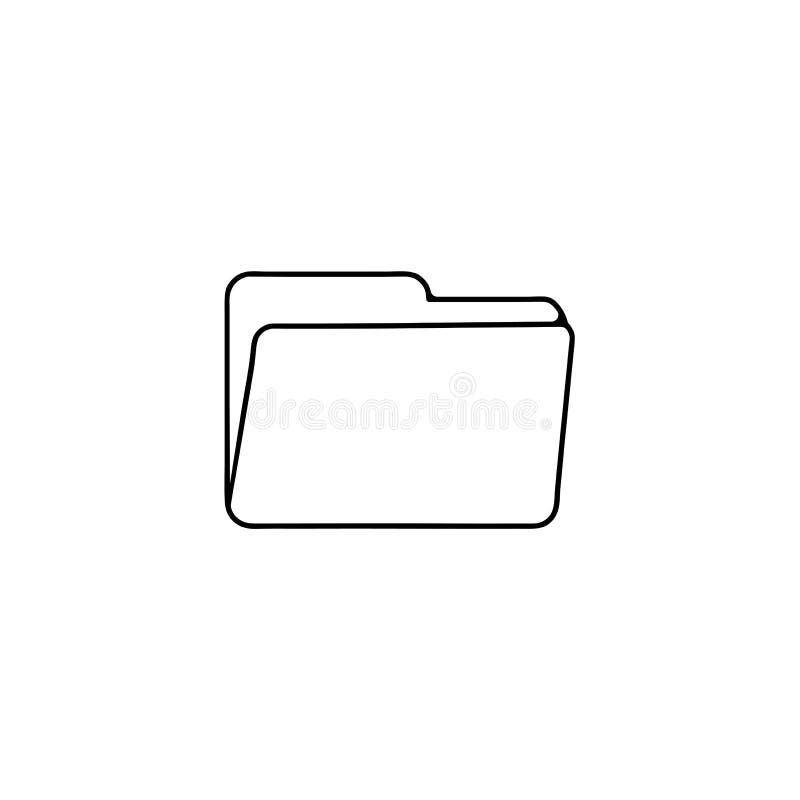 Folder with Documents Thin Line Icon. File Folder Linear Outline Icon ... Folder with Documents Thin Line Icon. File Folder Linear Outline Icon ...