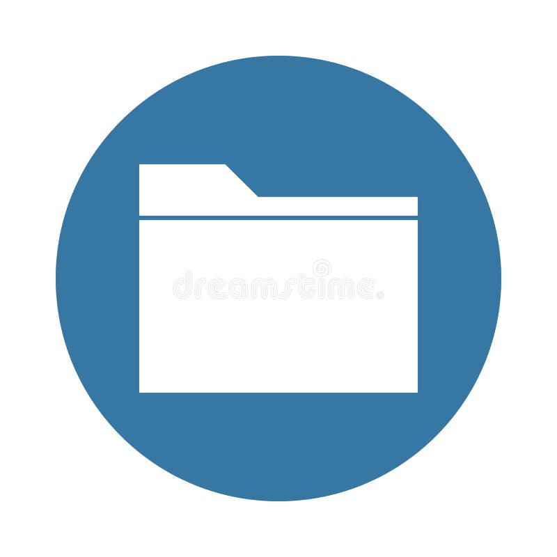 Open Folder Icon. Elements of Web in Neon Style Icons Stock ...