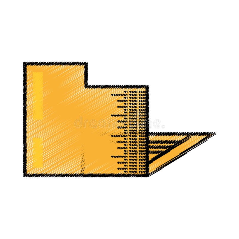 Folder File Document Sketch Stock Illustration - Illustration of ...