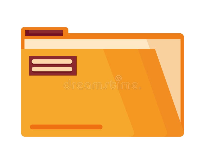 Folder file documents stock vector. Illustration of assessment - 283926556