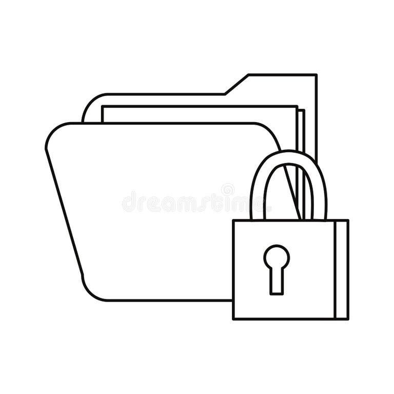 Cybersecurity Data Protection Stock Illustration - Illustration of ...