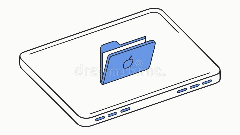 Folder with File Vector. Data Storage and Document Icon for File Management. Vector Design ...