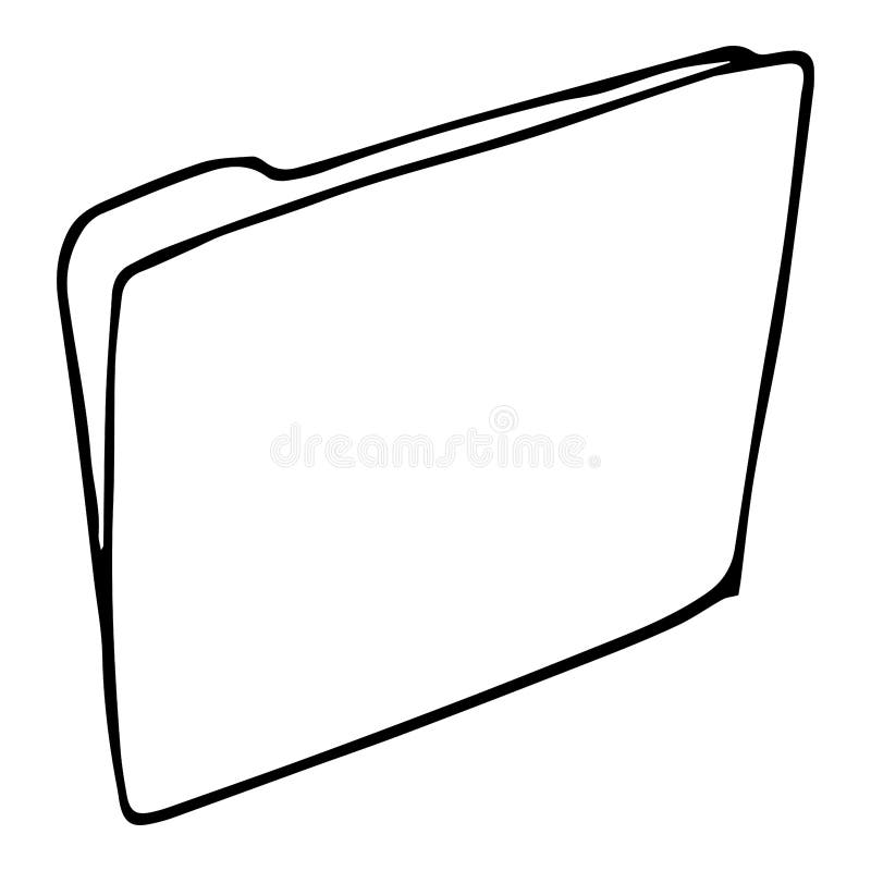 Folder for Files Icon. Vector Folder for Documents Stock Illustration ...