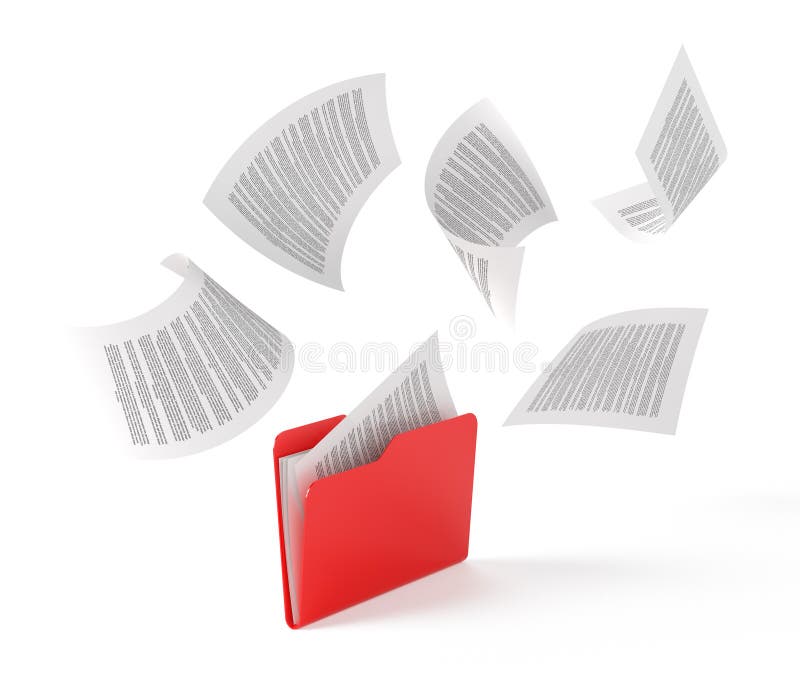Folder files stock image. Image of filing, close, isolated - 70885659