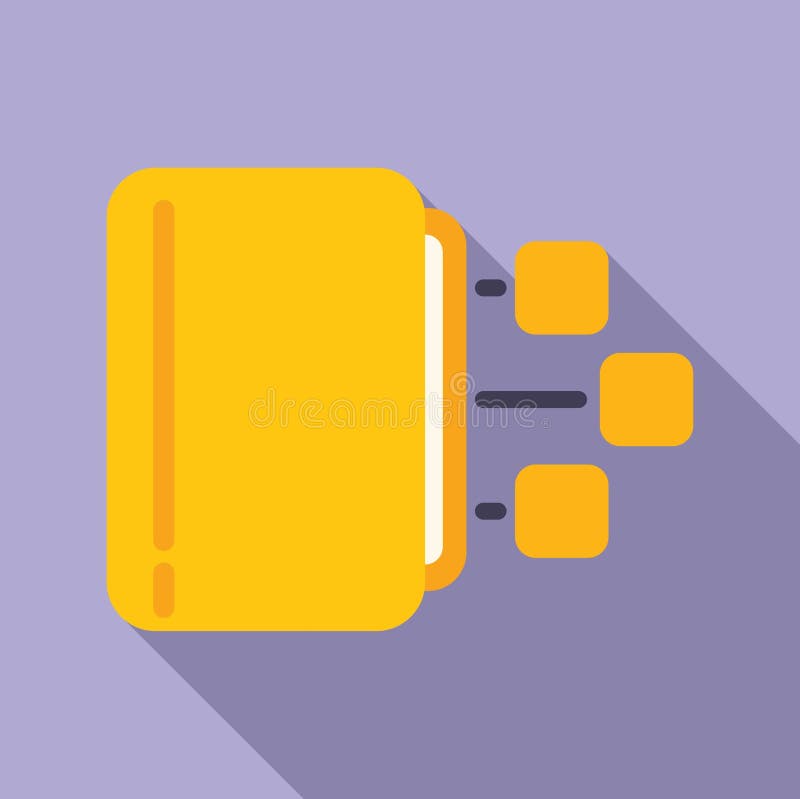 Folder Filter Search Icon Flat Vector. Home Download Stock Vector ...