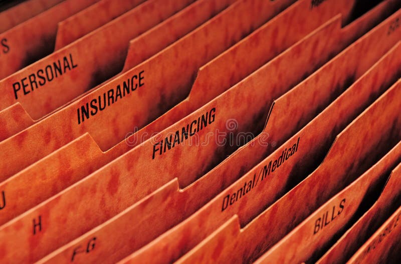 File folder for expenses stock image. Image of care, expensive - 13120381