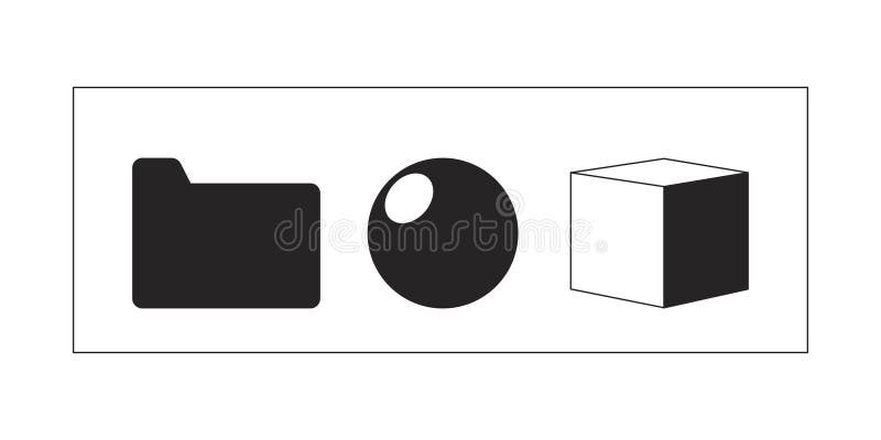 Outline 2d Shapes Stock Illustrations – 173 Outline 2d Shapes Stock ...