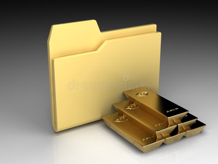 Gold Folder Icon Stock Illustrations – 3,036 Gold Folder Icon Stock ...