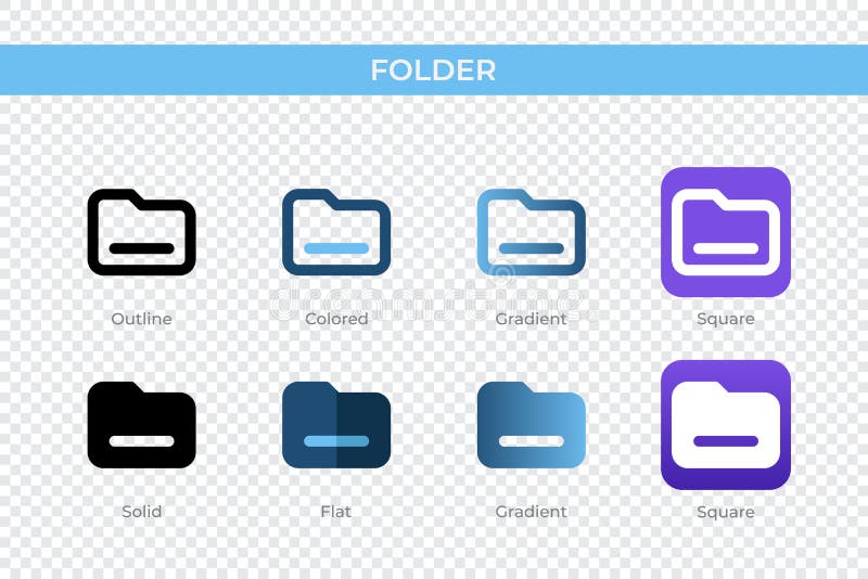Gradient Folder Icons Stock Illustrations – 970 Gradient Folder Icons ...