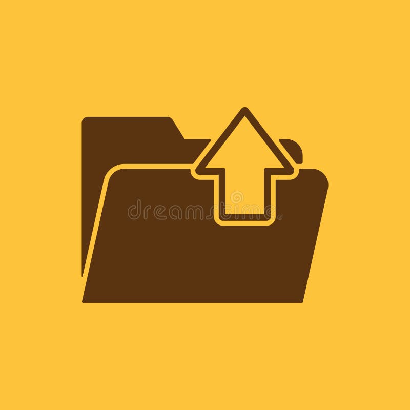The Folder Icon. Download Symbol Stock Illustration - Illustration of ...