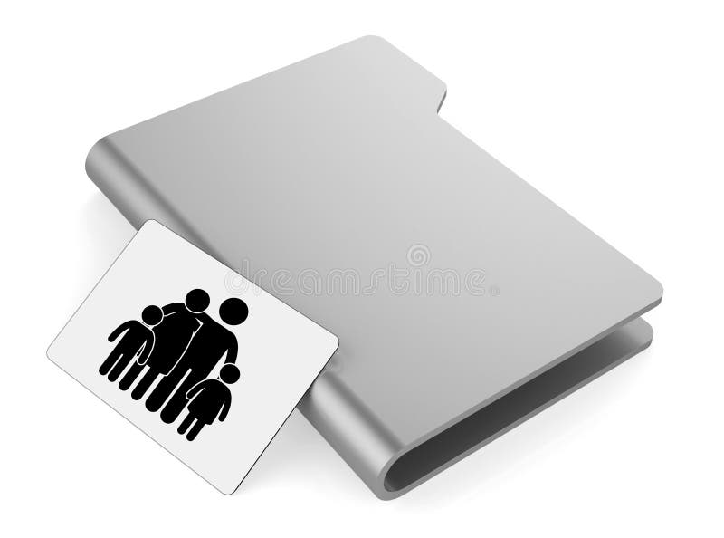 Folder icon and family stock illustration. Illustration of ensign ...