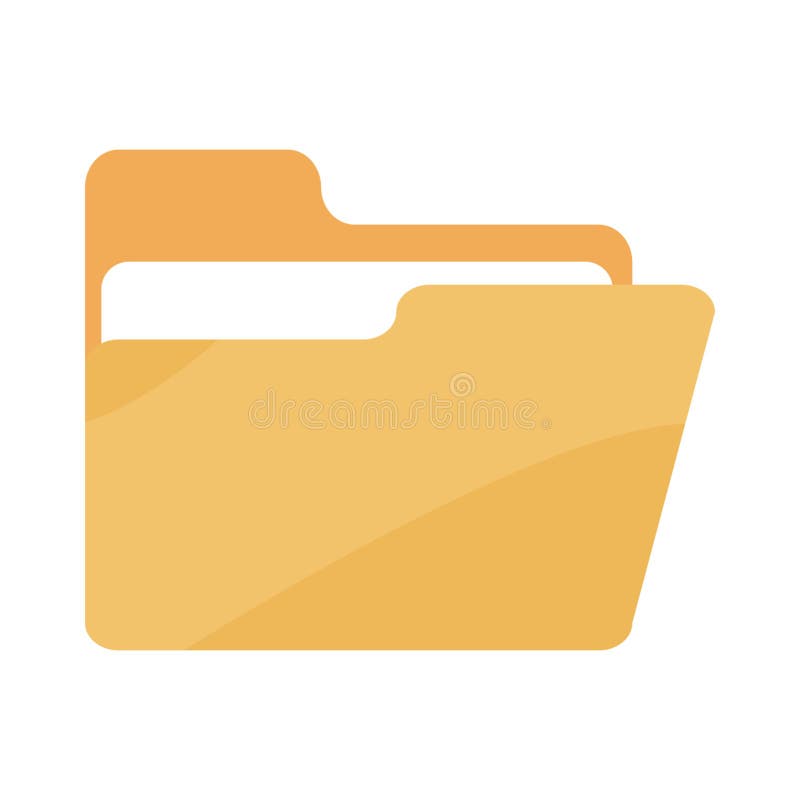 Folder Icon, File Icon. Folder Data Open and Close Concept. Computer ...