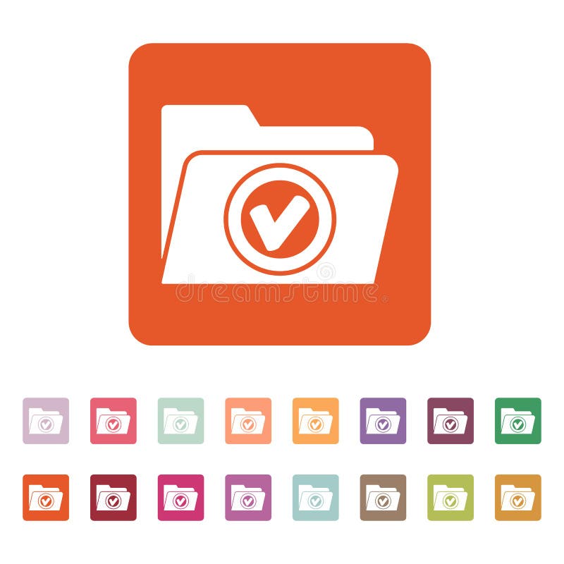 The Folder Icon. File Symbol Stock Vector - Illustration of file ...