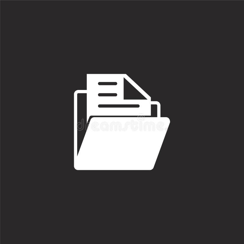 Folder Icon. Filled Folder Icon for Website Design and Mobile, App ...