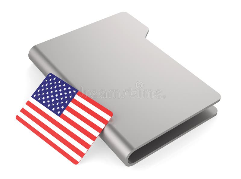 Folder icon and flag stock illustration. Illustration of store - 39788316