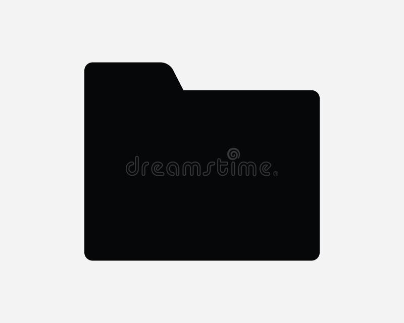 Folder Flat Icon Blank Portfolio Binder File Document Computer App Web ...