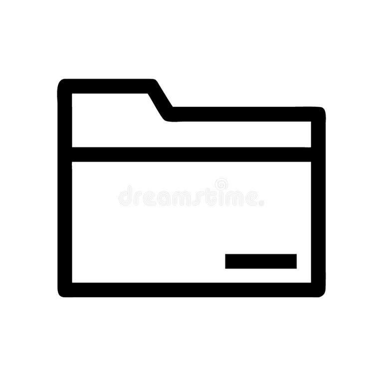 Folder icon stock illustration. Illustration of management - 381150534