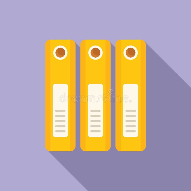 Folder Icon Flat Vector. Office Service Stock Vector - Illustration of ...