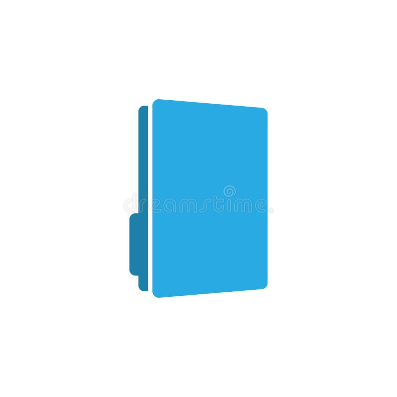 Folder Icon Graphic Design Template Vector Stock Vector - Illustration ...