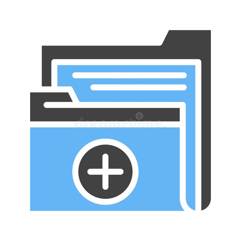 Folder Icon Image. stock vector. Illustration of icon - 290209639