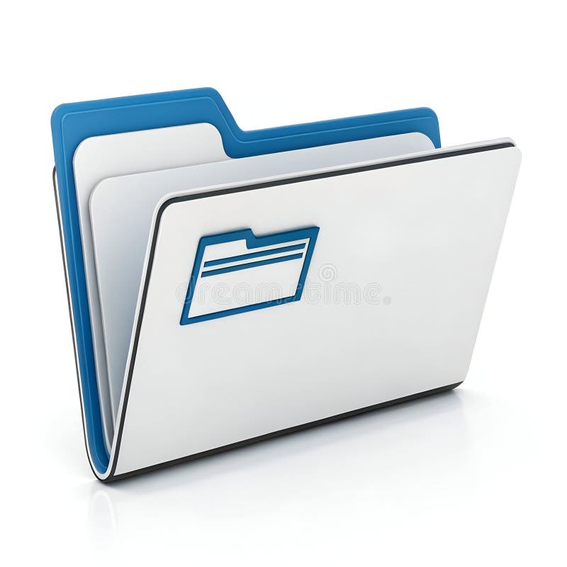 Folder Icon stock illustration. Illustration of workflow - 357395824