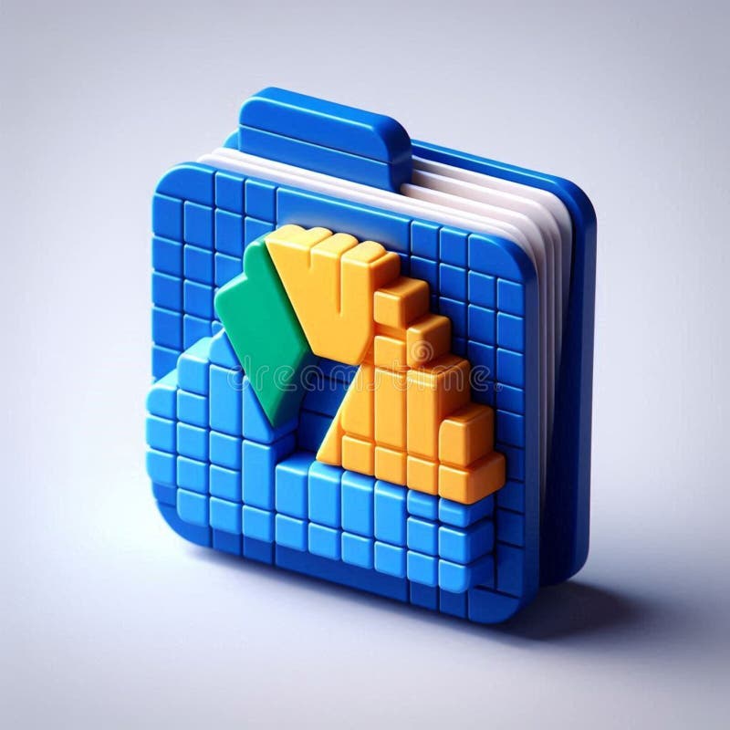 Folder icon logo stock illustration. Illustration of number - 377447765