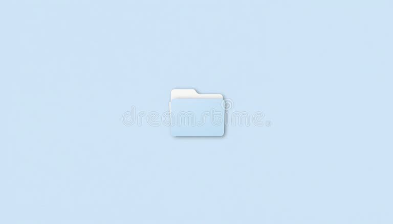 Folder Icon Minimalist Design, File Organization, Digital Interface ...
