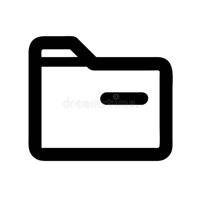 Folder icon stock illustration. Illustration of resource - 381148484