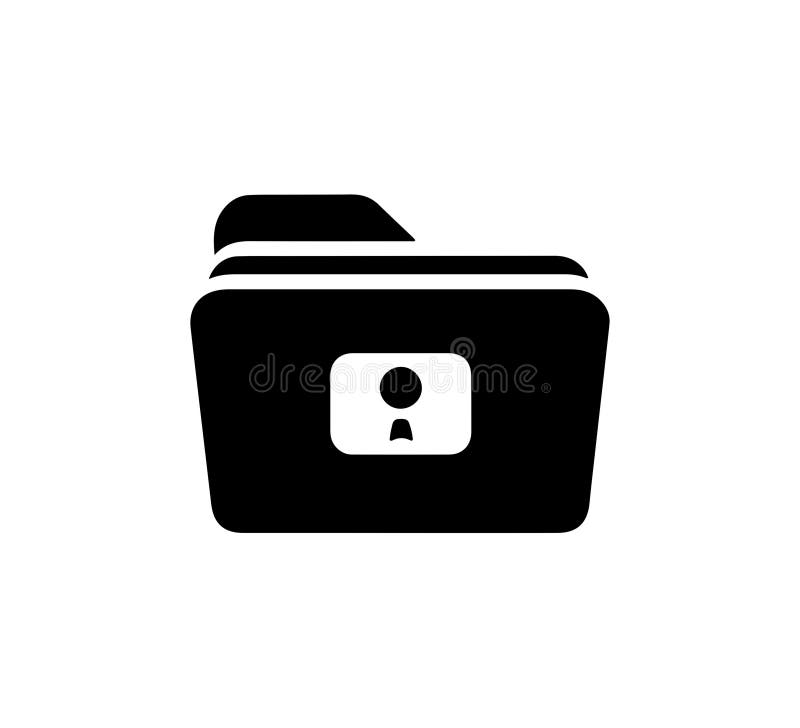 Folder Icon Modern Simple Vector Minimal Stock Illustration ...