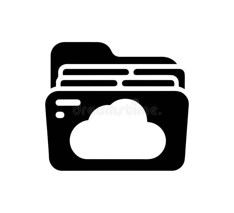 Folder Icon Modern Simple Vector Minimal Stock Illustration ...