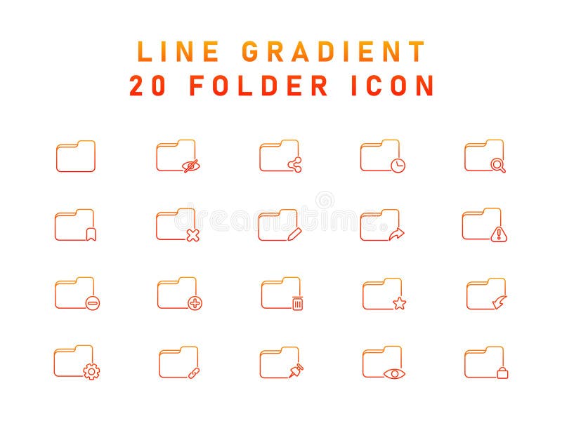 20 Collection of Folder Icon. Folder Search, Folder Danger, Folder Draf ...