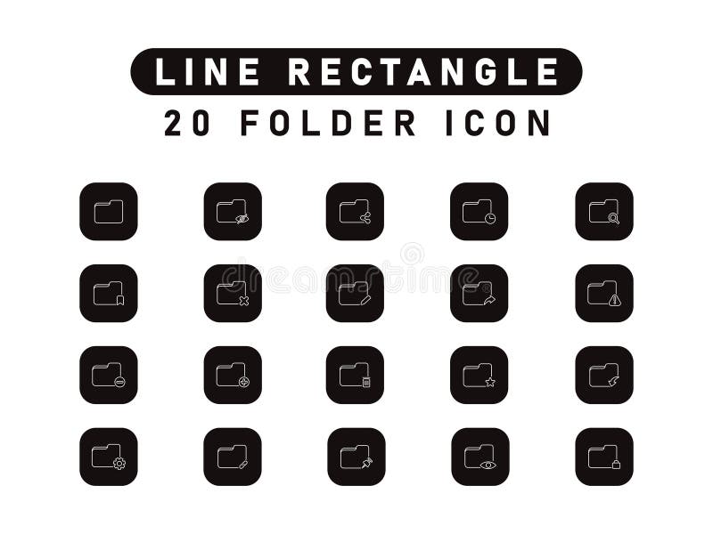 20 Collection of Folder Icon. Folder Search, Folder Danger, Folder Draf ...