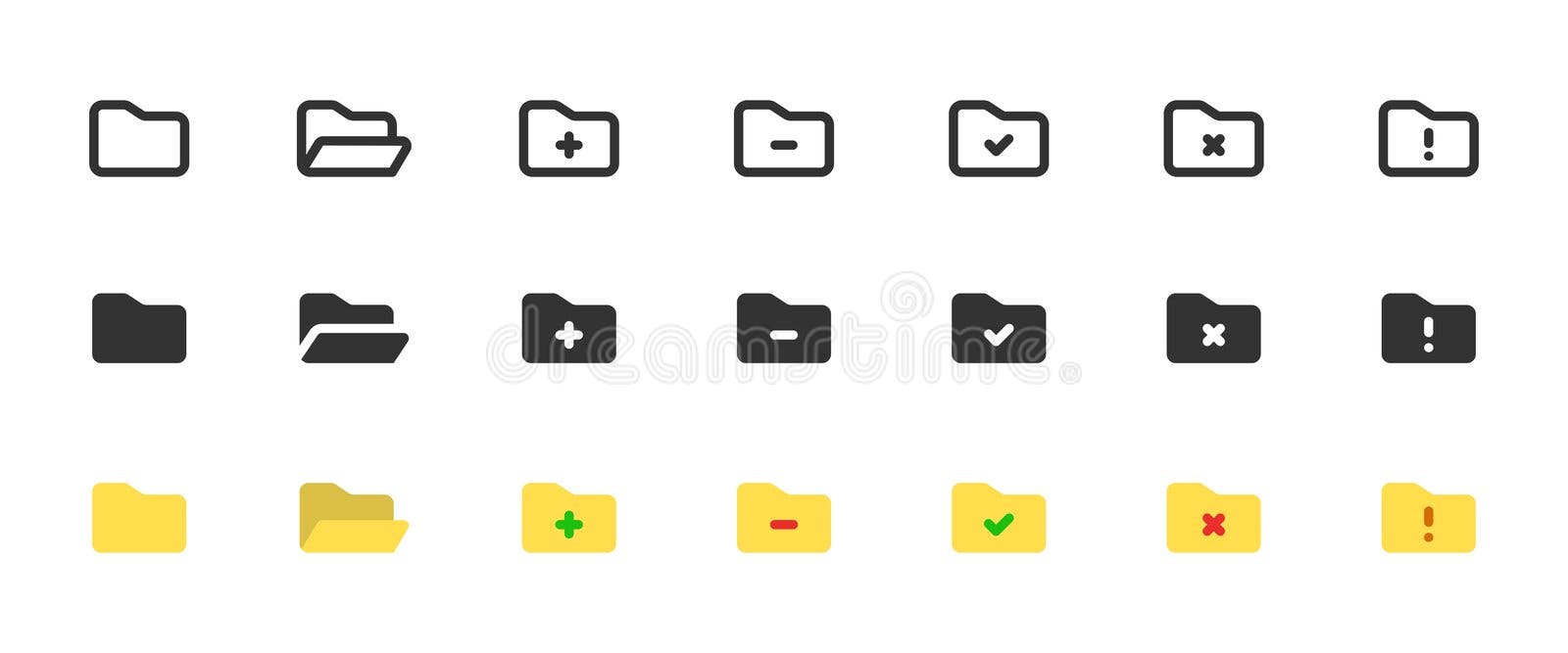Ui Folder Icon Stock Illustrations – 10,543 Ui Folder Icon Stock ...