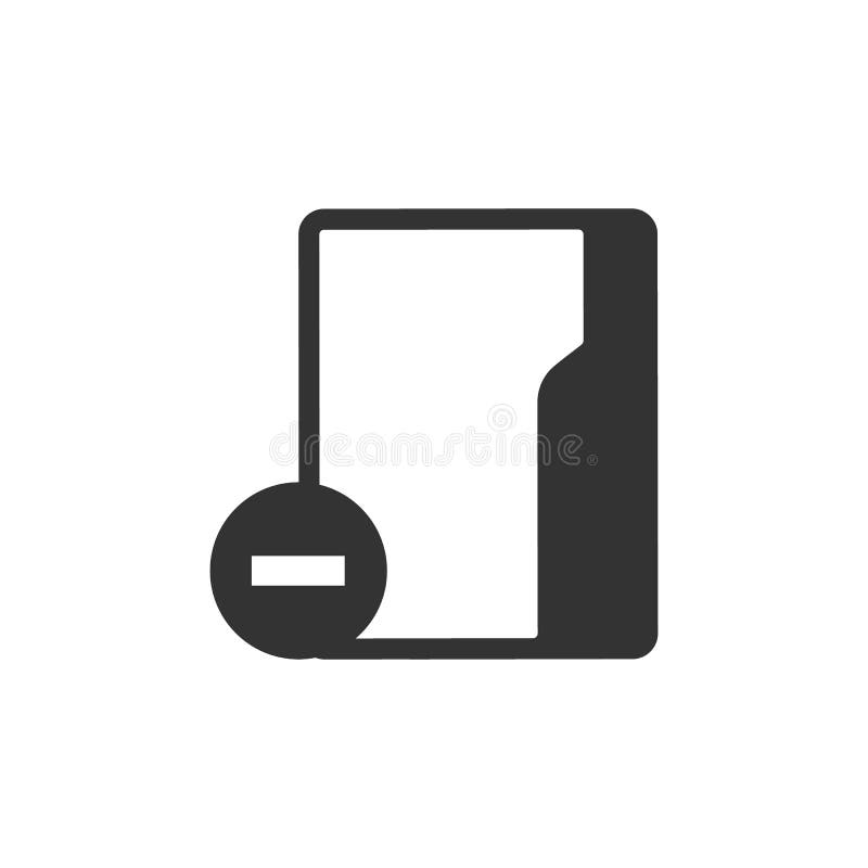 BW Icons - Folder stock vector. Illustration of empty - 193341450