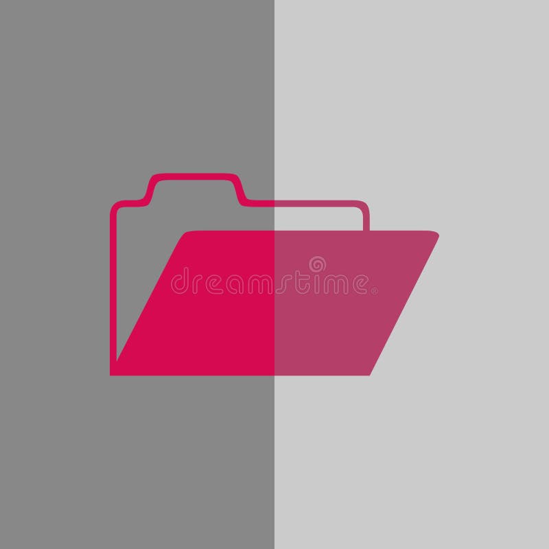 Folder Icon Stock Vector Illustration Flat Design Stock Vector ... Folder Icon Stock Vector Illustration Flat Design Stock Vector ...