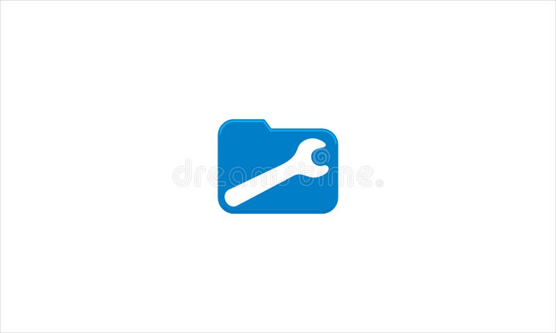 Folder Icon in Trendy Flat Style, for Your Web Site Design, App, Logo ...