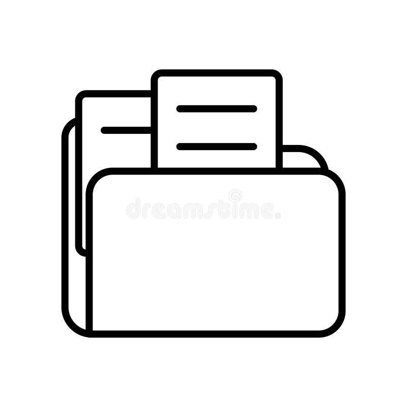Folder Icon Vector Design Templates Stock Vector - Illustration of ...