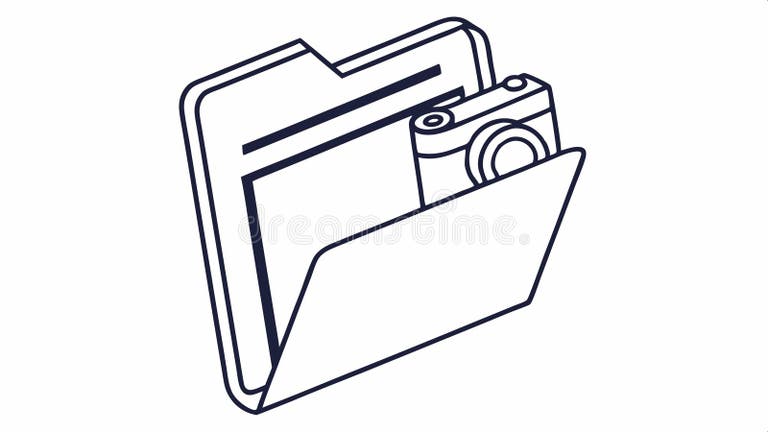 Folder Icon Vector. File Storage and Organization Symbol for Data Management. Vector Design ...