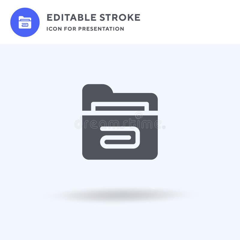 Folder Icon Vector, Filled Flat Sign, Solid Pictogram Isolated on White ...