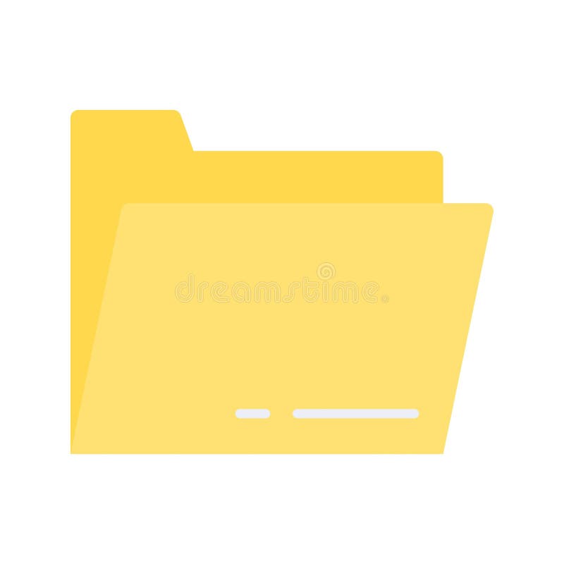 Folder icon vector image. stock vector. Illustration of symbol - 279609261