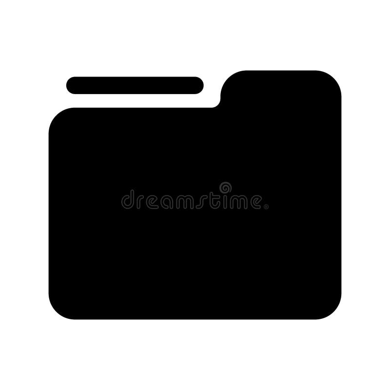 Black Folder Icon Png